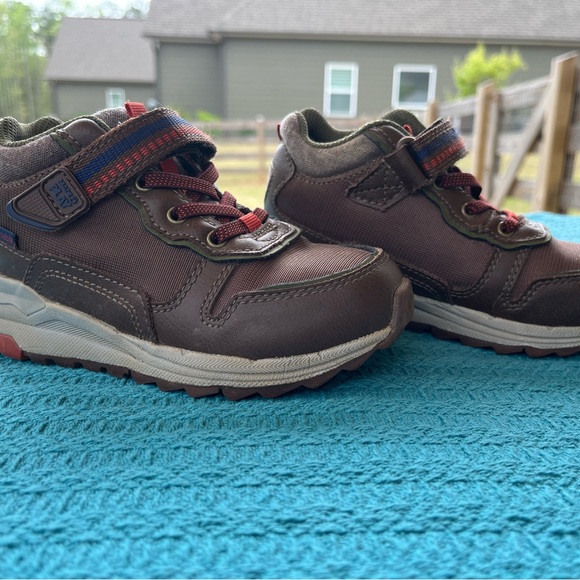 Stride Rite | Shoes | Stride Rite M2p Nate Hiking Boots In Brown Size 1 ...